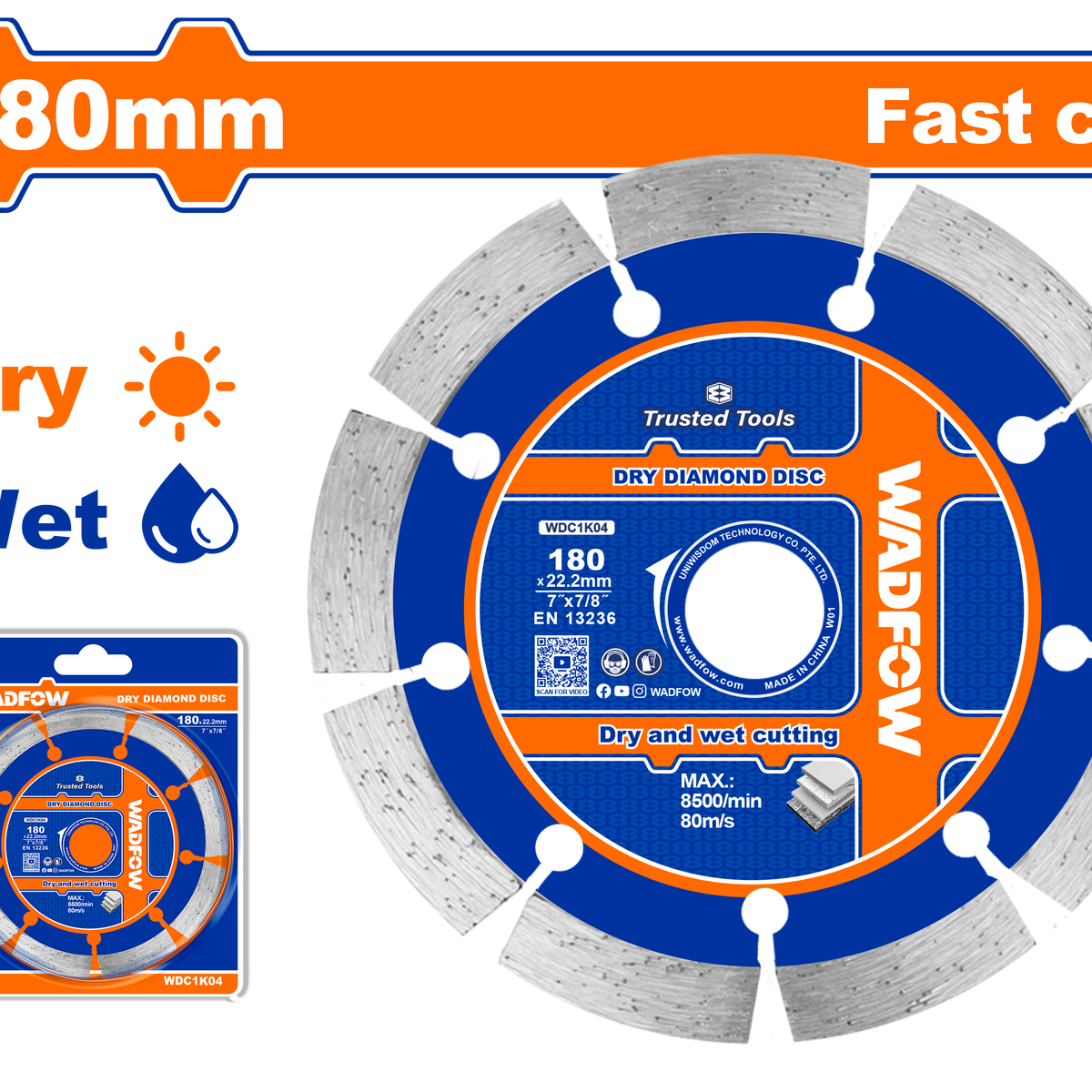 Wadfow Wet & Dry Diamond Disc 4 inch-7inch – WADFOW Philippines