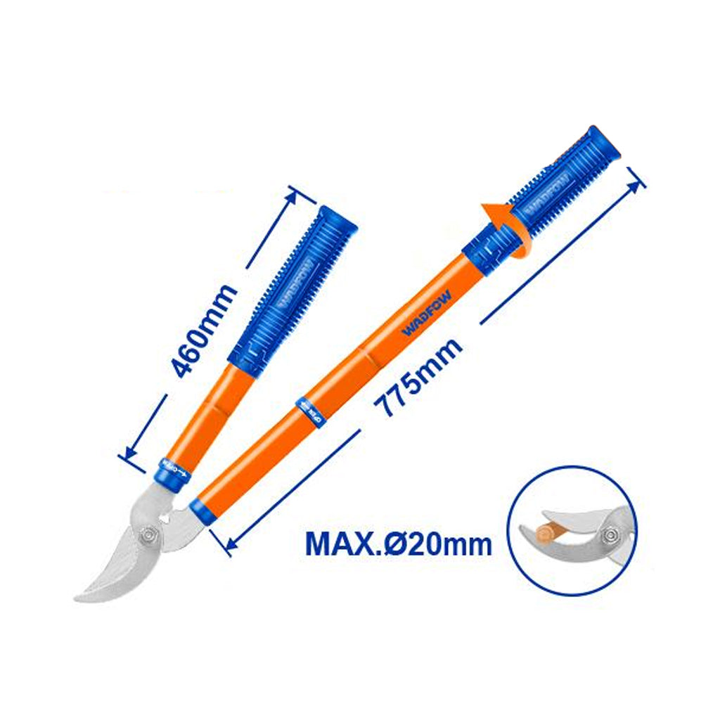 Wadfow Telescopic Long Lopper Grass Cutter Scissors Trimmer WPR1E79 ...