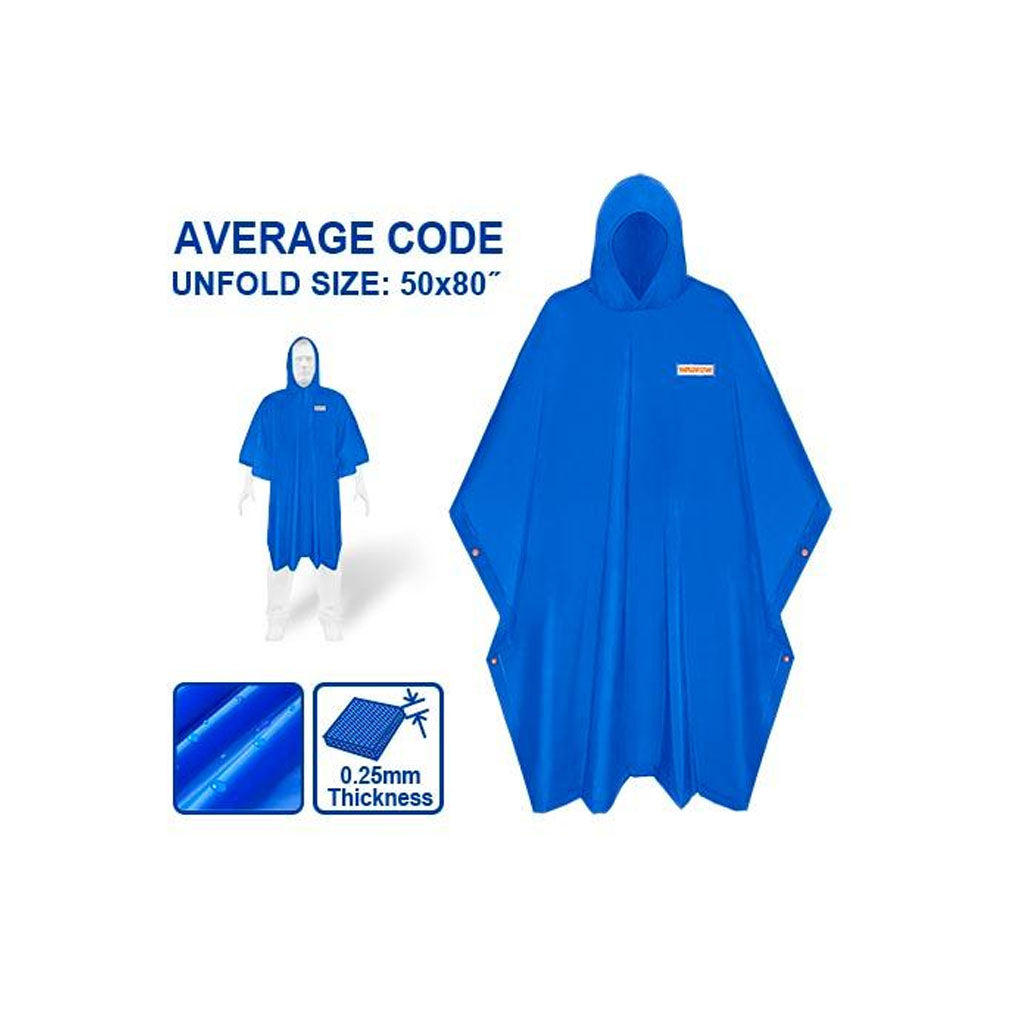 Wadfow Rain Cloak 50 x 80 Inch Unisex Free Size WRC1001 – WADFOW ...