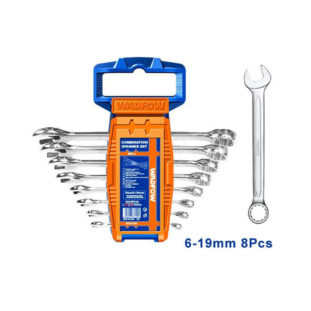 Wadfow 8Pcs Combination Spanner Set 6-19mm – WADFOW Philippines