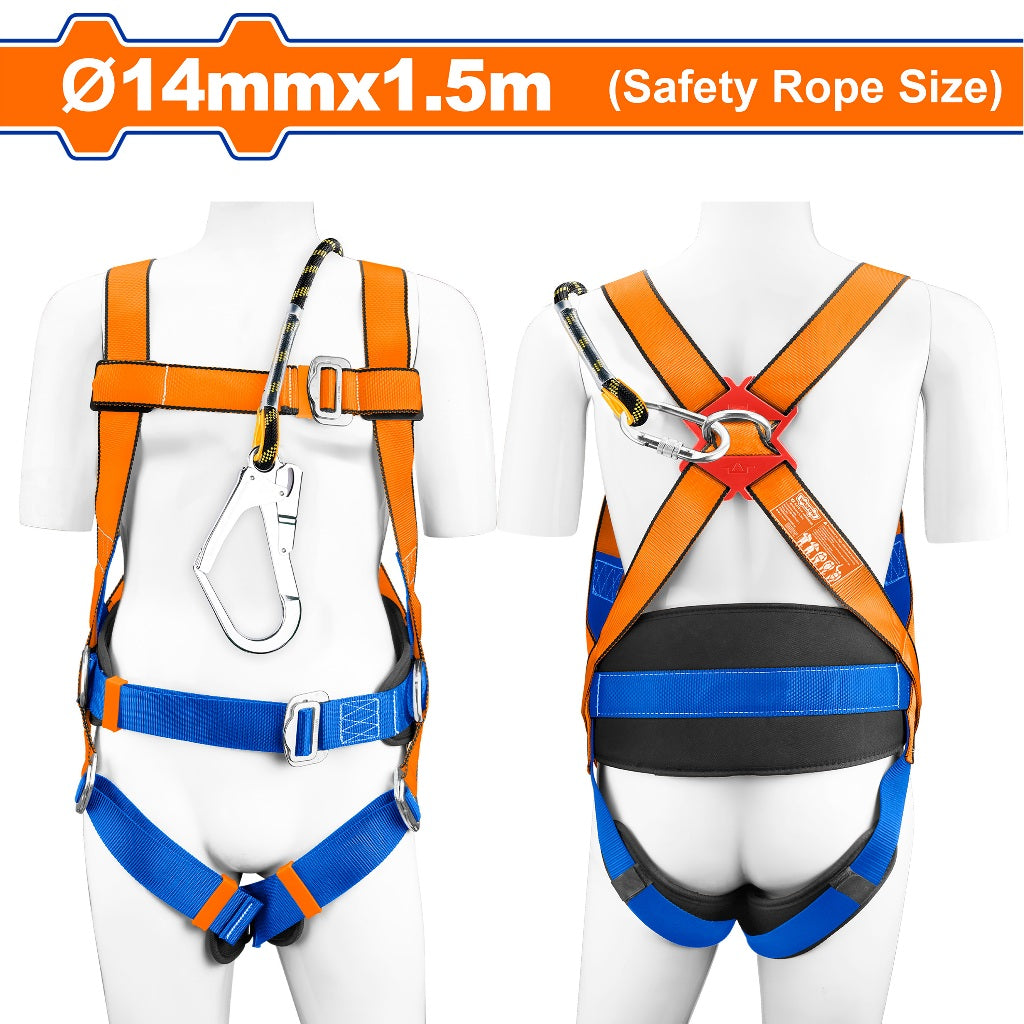 Wadfow WSQ1515 High Strength Safety Harness with Polyester Rope Materi ...